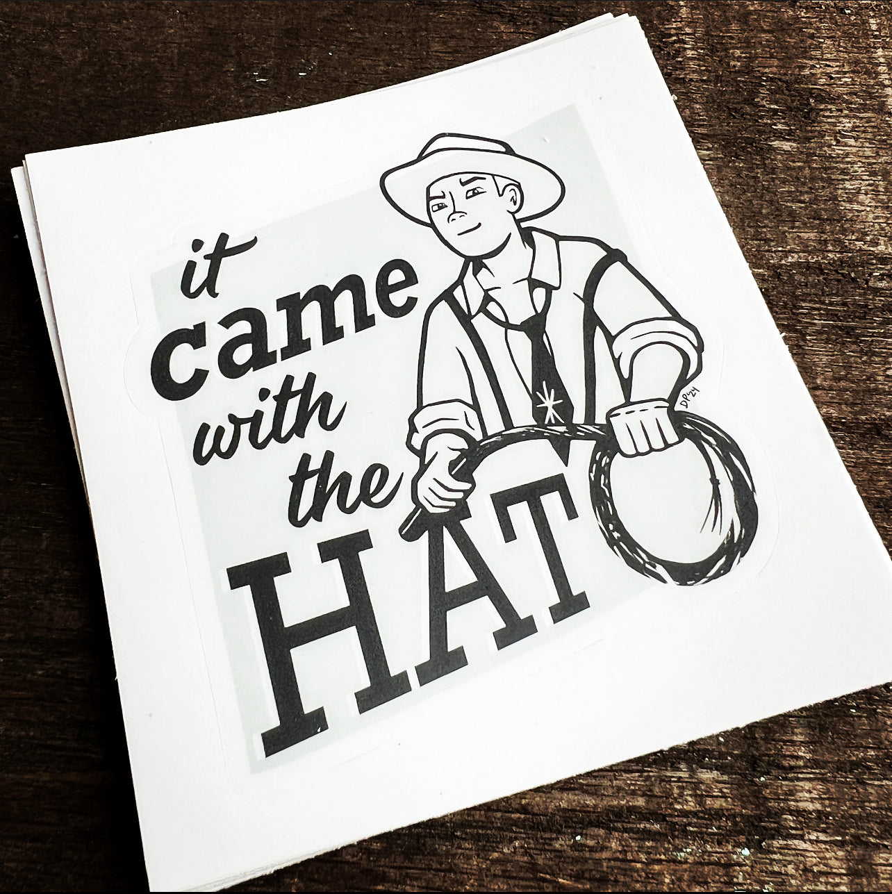 Detective’s Whip Sticker – Designpathology