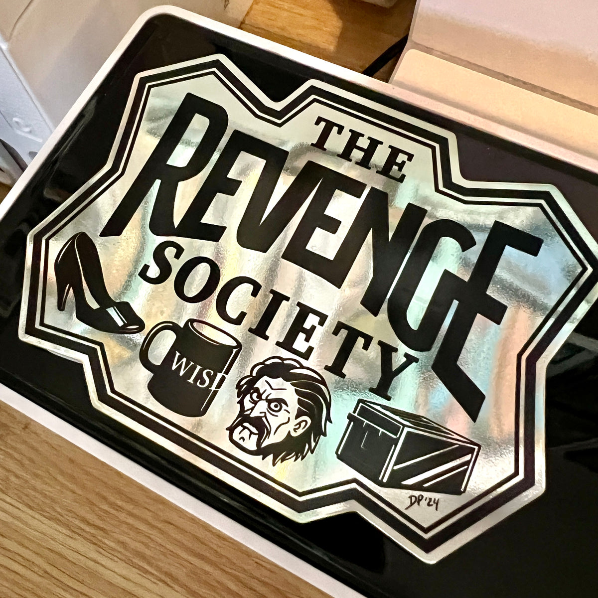 Revenge Society Vinyl Stickers – Designpathology