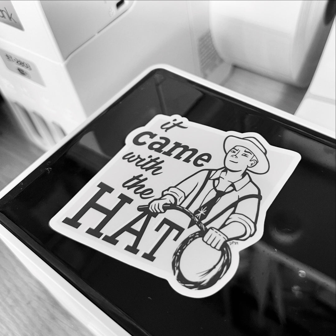 Detective’s Whip Sticker – Designpathology