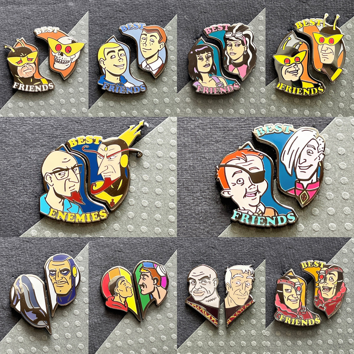 Debbie PinPals 2-Pin Set (Adventure Siblings) – Designpathology