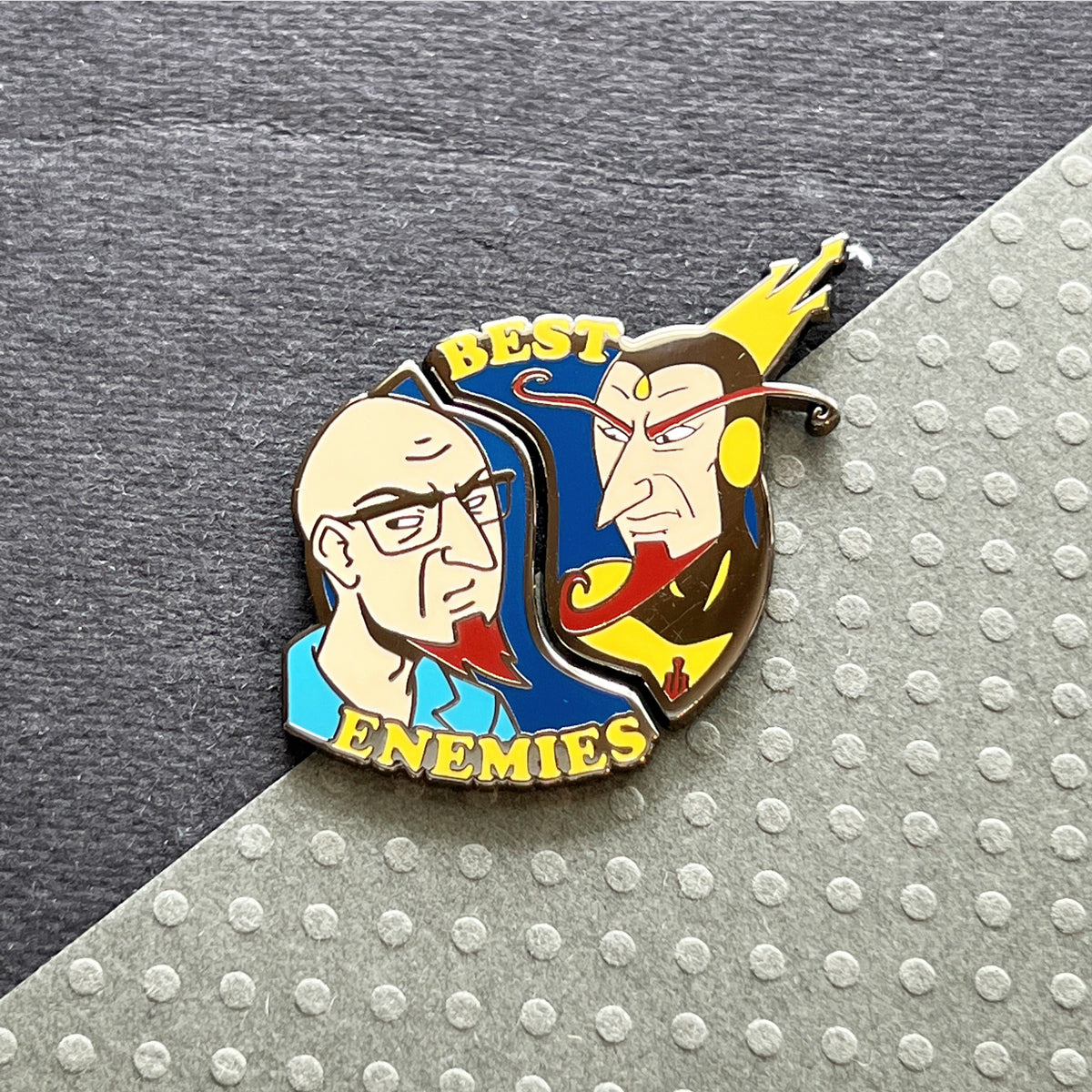 Best Enemies PinPals 2-Pin Set (Adventure Siblings) – Designpathology